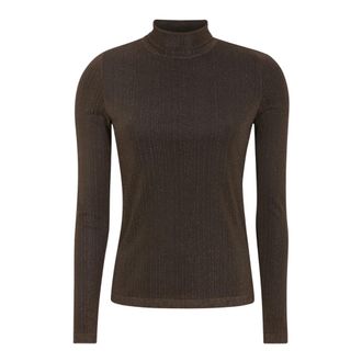 Lollys Laundry BigumLL Shirt - - Knitwear - Damen - Braun - S