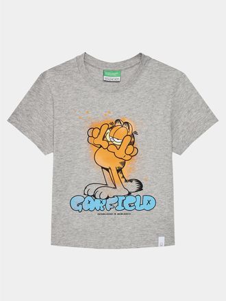 Benetton United Colors Of Benetton T-Shirt 3096G10G5 Grau Regular Fit