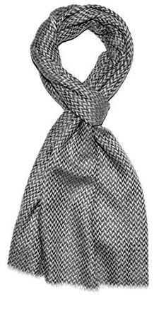 Lorenzo Cana Lorenzo Cana - Echarpe - Homme Gris Fischgrat-grau-weiss Taille Unique