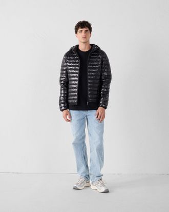 Jott Doudoune l&eacute;g&egrave;re &agrave; capuche Noir Nico shiny - Taille 3XL