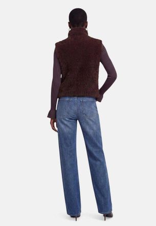Zero Strickjacke Damen mit Rei&szlig;verschluss (1-tlg) Plain/ohne Details