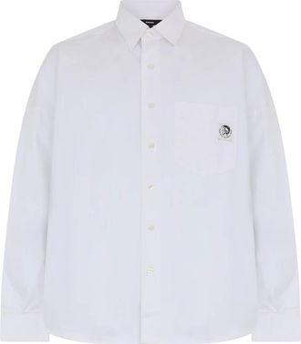 Diesel Homme, Chemises, Blanc, Taille: M Blouses & Chemises