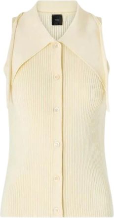 Pinko Pinko, Femme, Tops, Beige, Taille: 40 FR Top