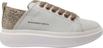 Alexander Smith Femme, Chaussures, Blanc, Taille: 40 EU Wembley Baskets