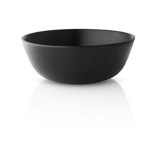 Eva Solo | Nordic Kitchen Sch&uuml;ssel 0,5l &Oslash;16cm | Sp&uuml;lmaschinen- und mikrowellengeeignet | Schwarzes Steinzeug | D&auml;nisches Design und Funktionalit&auml;t | Werkzeuge 