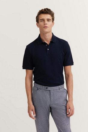 Bugatti Poloshirt aus atmungsaktiver Baumwolle
