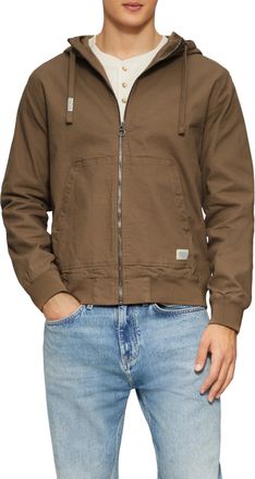 s.Oliver Kapuzenjacke aus robustem Canvas