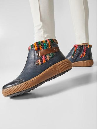 Rieker Stiefeletten Z6684-14 Dunkelblau