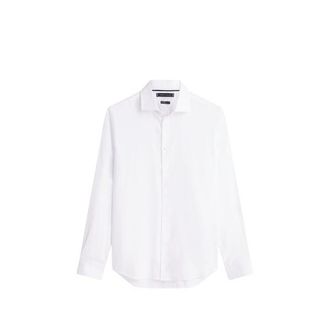 Tommy Hilfiger Chemise col classique en coton m&eacute;lang&eacute;