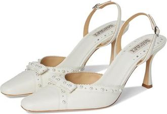 Badgley Mischka Escarpins Gizelle pour femme, Blanc clair, 37 EU