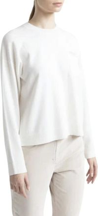 PESERICO Femme, Pulls, Blanc, Taille: 36 FR Maille ras du cou