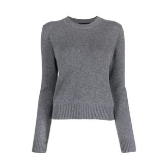 Lisa Yang Kaschmir Rundhals Pullover - - Knitwear - Damen - Grau - S