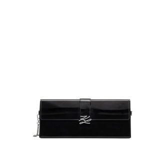 Karl Lagerfeld K/Soir&eacute;e Autograph Flap Clutch - Femme - Sacs - Noir - Taille: ONE Size