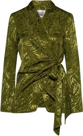 Silvian Heach Femme, Vestes, Vert, Taille: 34 FR Blazer jacquard cintura