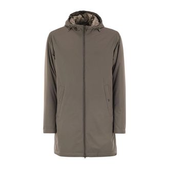 Herno Homme, Manteaux, Gris, Taille: 3XL Parka Resort en Nylon Voyage Ponente
