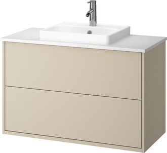 IKEA HAVBÄCK / ORRSJÖN Waschbschr+Schubladen/Waschb/Mibatt