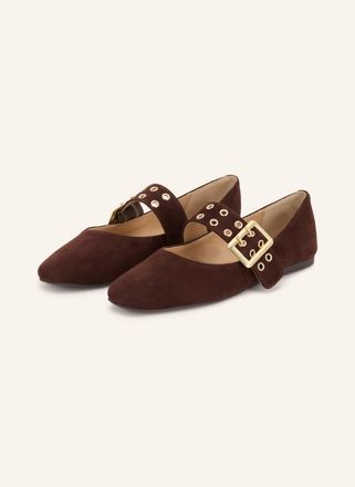 Steve Madden Mary-Jane-Ballerinas Atlantica braun
