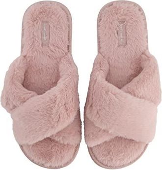 Hunkem&ouml;ller Hunkem&ouml;ller Pantoufles Lia, rose bonbon, 38/39 EU