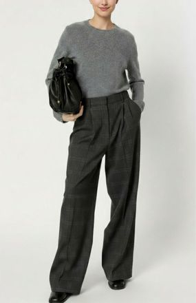 Gerard Darel Pantalon de tailleur Prince-de-galles - CAPUCINE - Marron