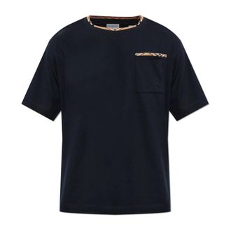 Burberry Ryan T-Shirt - - Tops - Herren - Blau - S