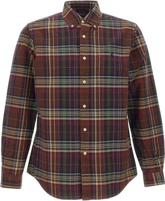 Polo Ralph Lauren Chemise Oxford &agrave; carreaux Custom-Fit - Homme - Chemises - Multicolore - Taille: XL
