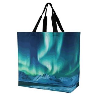 Generic Aurore Bor&eacute;ale Sac &Agrave; Bandouli&egrave;re L&eacute;ger Sacs De Courses Grand Sac Fourre-Tout Pour Universit&eacute; Plage Gym