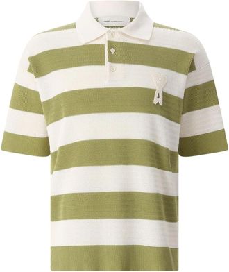 Ami Homme, Tops, Multicolore, Taille: L Polo Knit Shirt