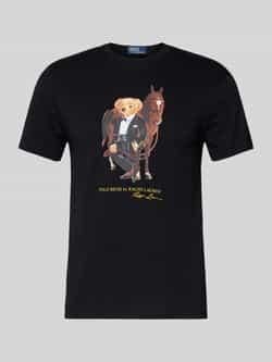 Polo Ralph Lauren T-Shirt mit Label-Print und Rundhalsausschnitt