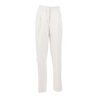 Max Mara Pantalone lungo Fonte - - Trousers - Damen - Beige - S