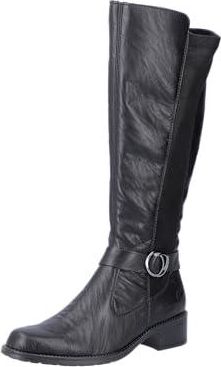 Rieker Femme Z7364 Botte Tendance, Noir, 37 EU