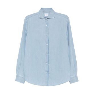 Brunello Cucinelli Denim Shirts - - Shirts - Herren - Blau - L