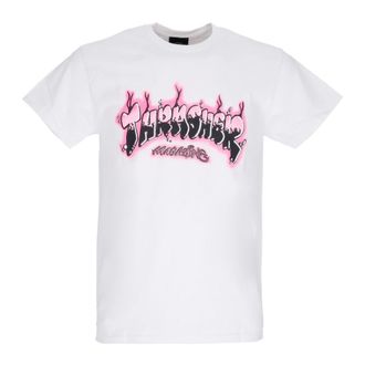 Thrasher Wei&szlig;es Herren Airbrush Tee T-Shirt - - Tops - Herren - Wei&szlig; - XL