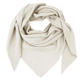 Glamexx24 Damenschal Musselin Dreieck Schal, XXL Schal verschiedenen Farben Halstuch Winterschal aus Baumwolle Hergestellt in Italien