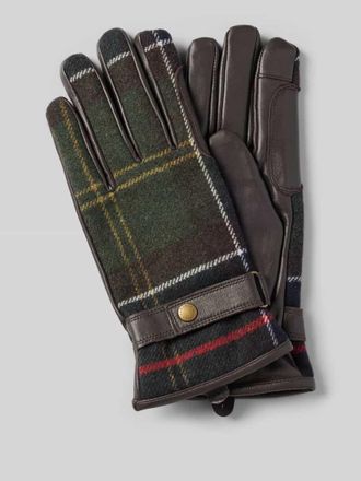 Barbour Handschuhe aus Leder-Woll-Mix
