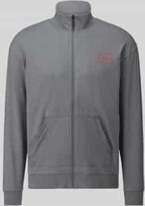 HUGO BOSS Regular Fit Sweatjacke aus Baumwoll-Mix Modell Laze Zip Jacket