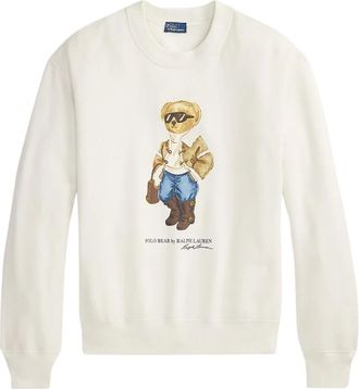 Polo Ralph Lauren SweaT-shirt - Femme - Sweatshirts et sweats &agrave; capuche - Blanc - Taille: 40 FR