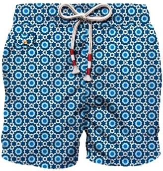 MC2 Saint Barth Short de bain &agrave; motif Lighting 70