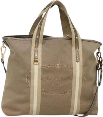 Prada Damen, Pre-Owned, Beige, ONE SIZEGr&ouml;&szlig;e