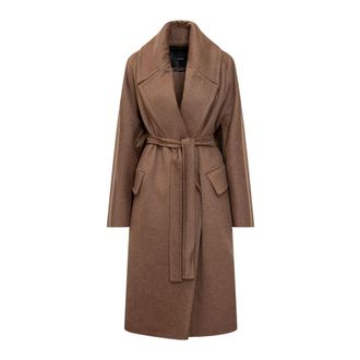 Max Mara Femme, Manteaux, Brun, Taille: 36 FR Long Cashmere Coat