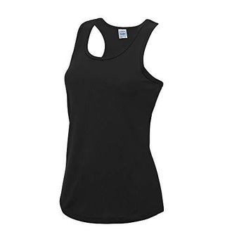 Just Cool Débardeur Sport Coupe féminine - Femme (L) (Noir)