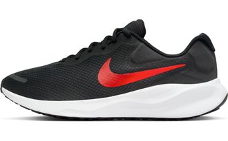 Nike Nike Revolution 7 Straßenlaufschuh für Herren, Black/University Red-White, FB2207-003, 40.5 EU (7.5 US)
