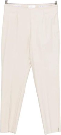 PESERICO Femme, Pantalons, Beige, Taille: 42 FR Pantalon fusel&eacute; &agrave; plis