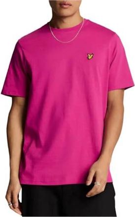 Lyle & Scott T-shirt uni pour homme, fuchsia, XL