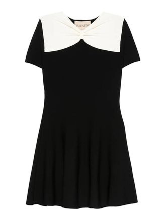 Valentino Garavani Robe Au Genou - Noir