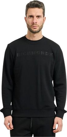 John Richmond Homme, Sweatshirts et sweats &agrave; capuche, Noir, Taille: S X SweaT-shirt