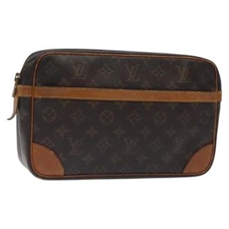 Louis Vuitton Pre-owned Toile pochettes-minaudieres - Femme - Pre-owned - Brun - Taille: ONE Size