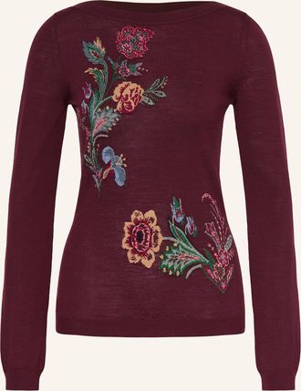 Etro Etro Pullover Mit Glitzergarn rot