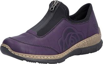 Rieker Femme N3279 Mocassin, Rose, 41 EU