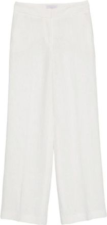 Via Masini 80 Femme, Pantalons, Blanc, Taille: 34 FR Wide Pantalons