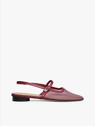 Tommy Hilfiger Chaussures slingback en tulle à talon rond